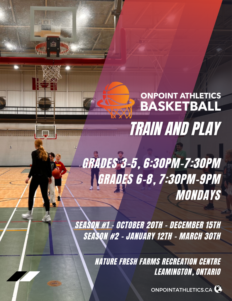 Leamington: BASKETBALL "Train & Play" Gr. 3-5 & Gr. 6-8 - OnPoint Beach ...